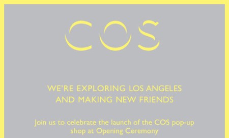 H&M姐妹牌COS月中開設POP UP SHOP ！ - 哇靠!洛杉磯
