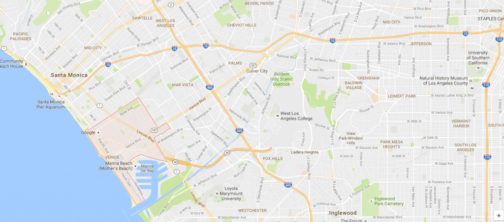 Venice Map - WaCowLA 哇靠!洛杉矶 Los Angeles : WaCowLA 哇靠!洛杉矶 Los Angeles