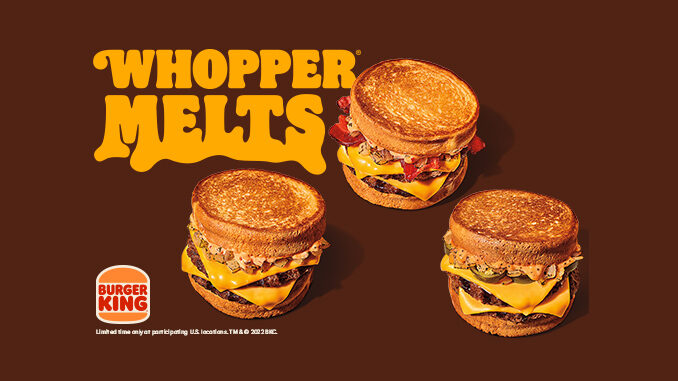 Burger King 新款芝士牛肉堡, Whopper Melt Sandwiches 3月10日起全美上架 • 哇靠!紐約 WaCowNY ...