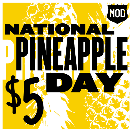 全美菠蘿日，MOD 含 Pineapple 的 Pizza 僅售$5（6/27） • 哇靠!紐約 WaCowNY 吃貨,美食, 旅游, 電影 ...